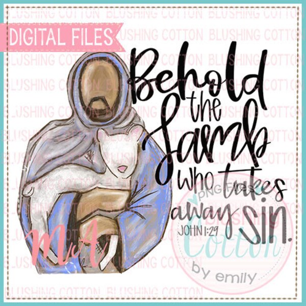 Behold the Lamb Png - Etsy