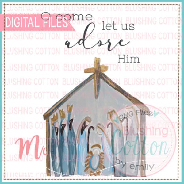 Nativity Scene Printable - Etsy