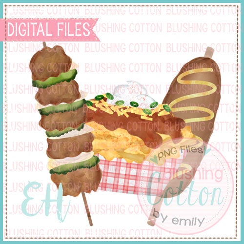 Fair Food 2 Design PNG Artwork Digital File for Printing and - Etsy