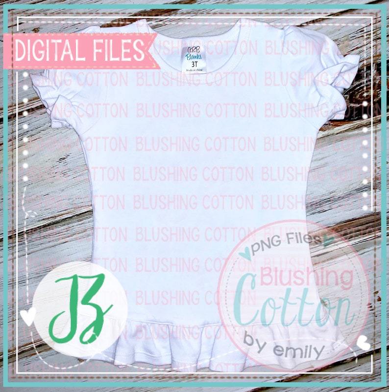 Digital File Only ARB White Short Sleeve Ruffle Top Layout - Etsy