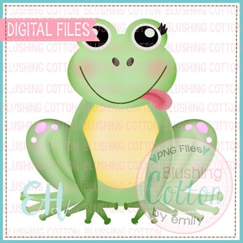 Felicity Frog PNG Artwork Digital File for printing and | Etsy