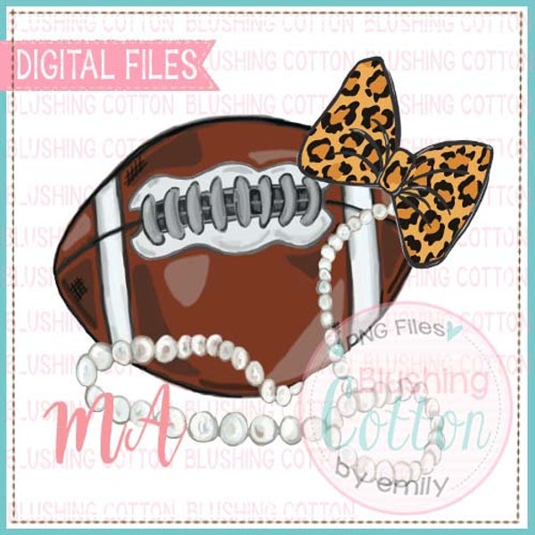 Football Bow Design - Etsy