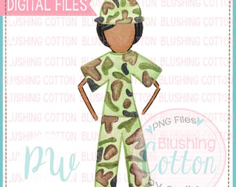 Military Stick Figure - Etsy