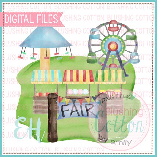 Fair Scene Design PNG Artwork Digital File for Printing and - Etsy