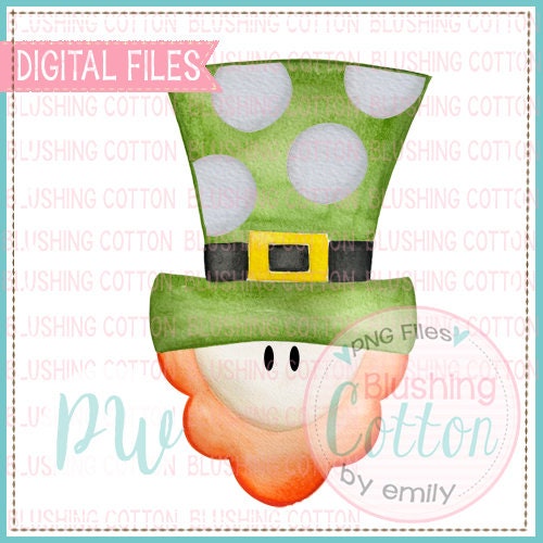 Leprechaun Handpainted Watercolor Design PNG Artwork Digital - Etsy
