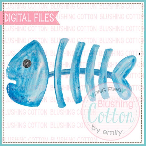 Bonefish Blue Watercolor Design PNG Artwork Digital File for - Etsy
