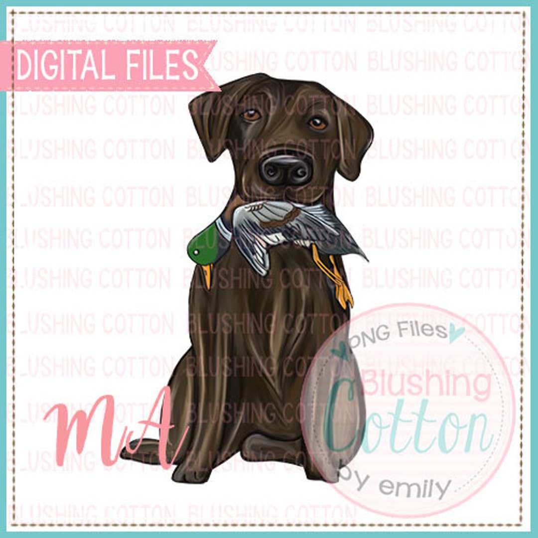 Chocolate Labrador Design BCMA - Etsy