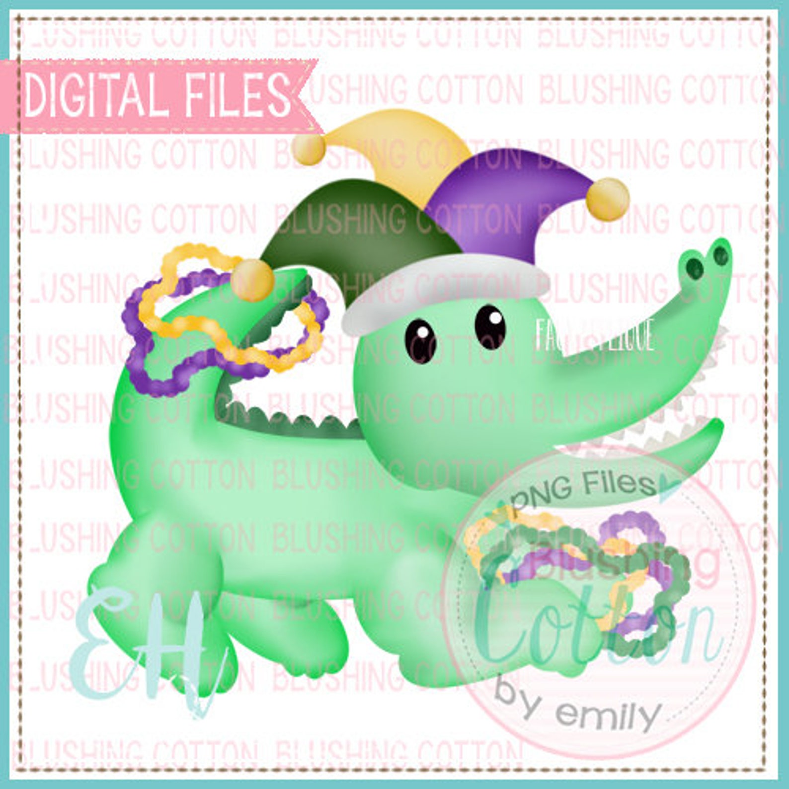 Mardi Gras Alligator-png for Printing and Other Crafts - Etsy