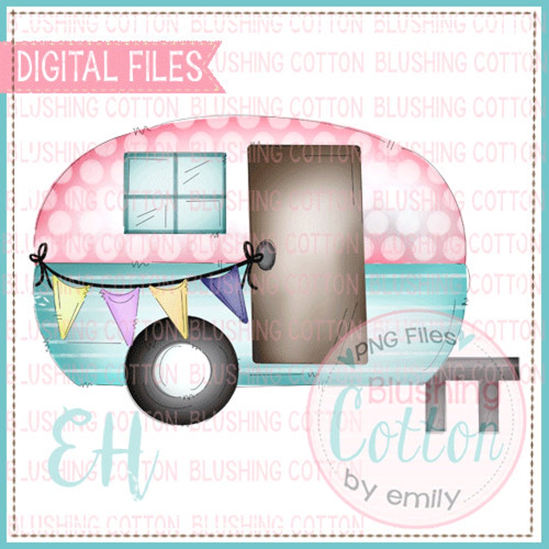 Camper Design PNG Artwork Digital File for Printing and Other Crafts - Etsy