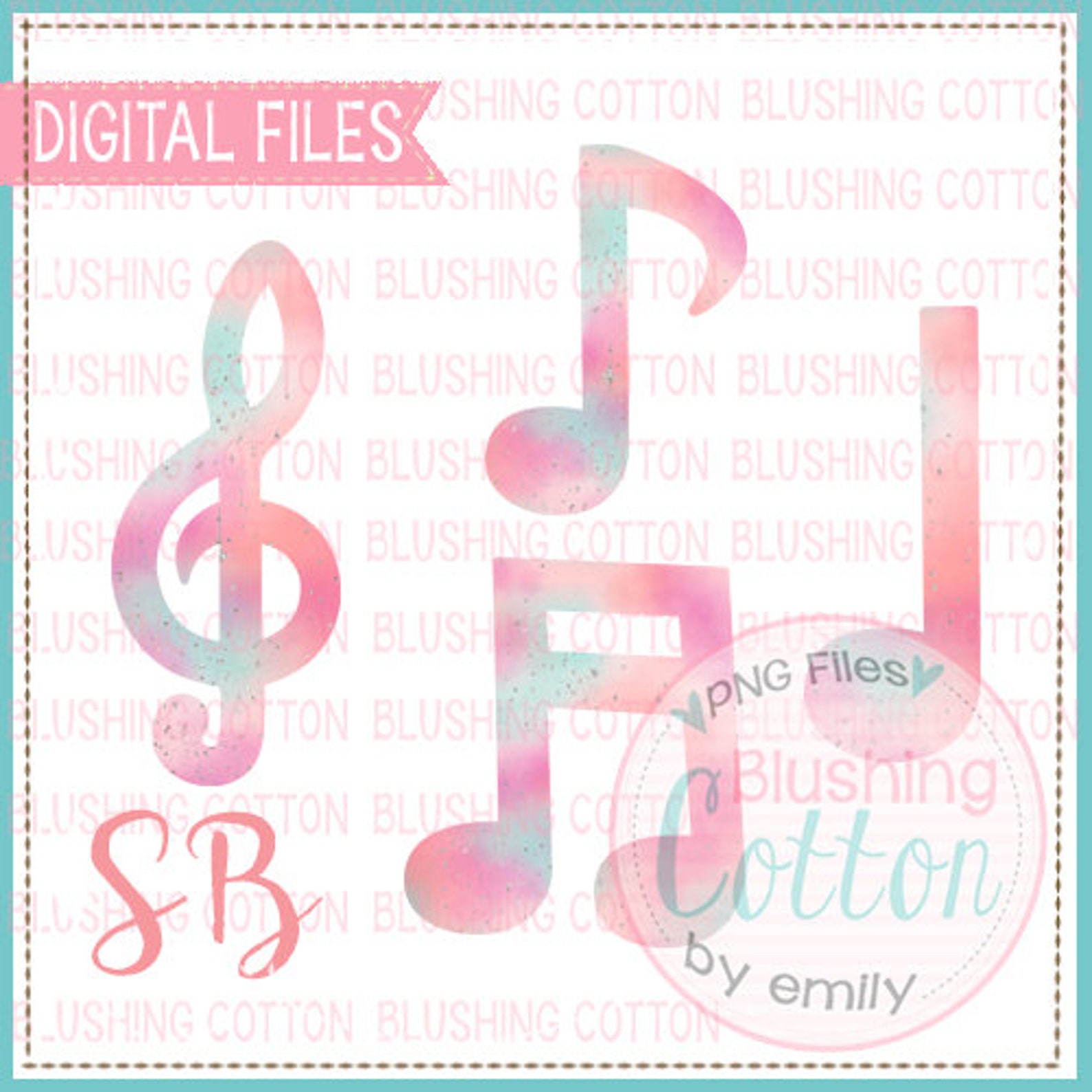 Watercolor Music Symbols Set Design PNG Artwork Digital File - Etsy