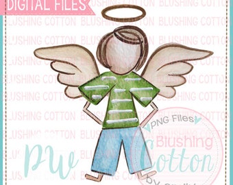 Angel Stick Figure Png - Etsy