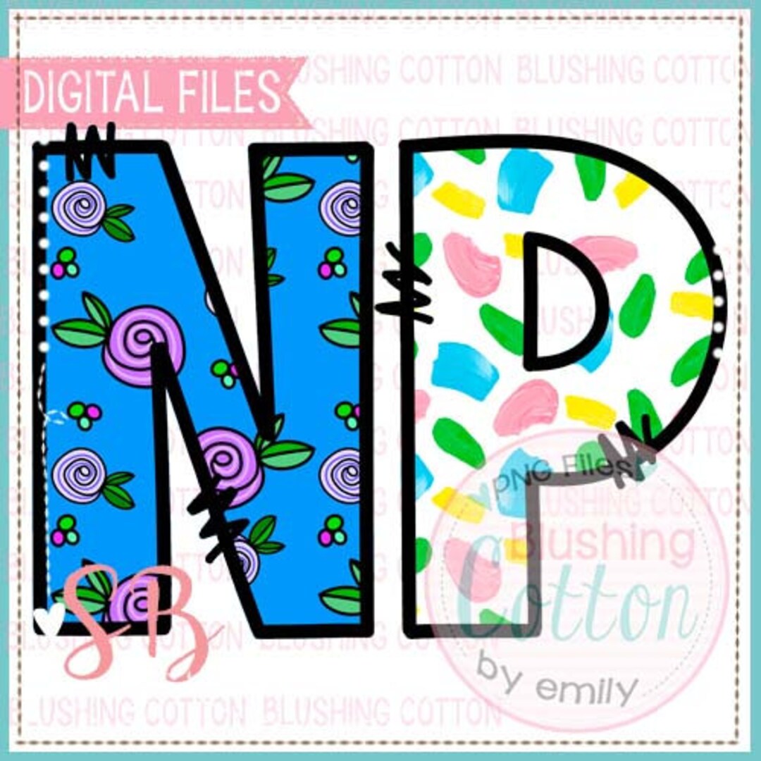 NP Doodle Wordart Watercolor Design PNG Artwork Digital File for ...
