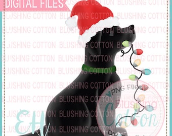 Yellow Lab Santa With Lights Design PNG Artwork Digital File | Etsy