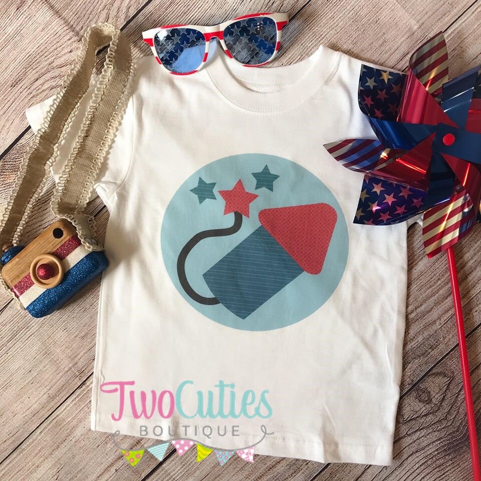 Patriotic 4th of July Rocket with Stars PNG Watercolor Artwork | Etsy