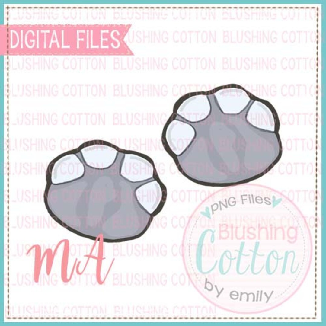 Elephant Paw Prints Watercolor Design PNG Artwork Digital File - for ...