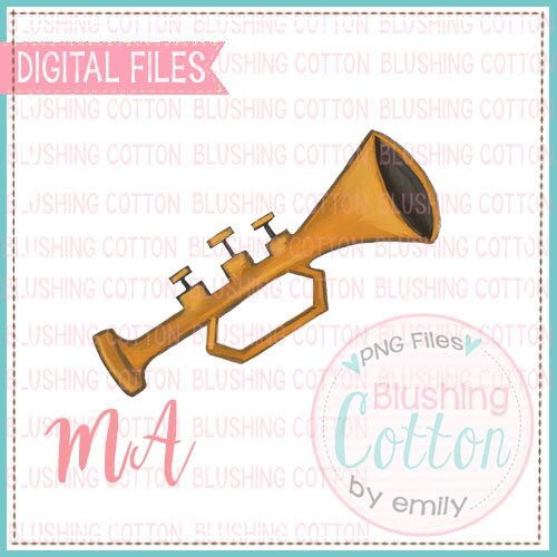 Trumpet Design PNG Artwork Digital File for Printing and | Etsy