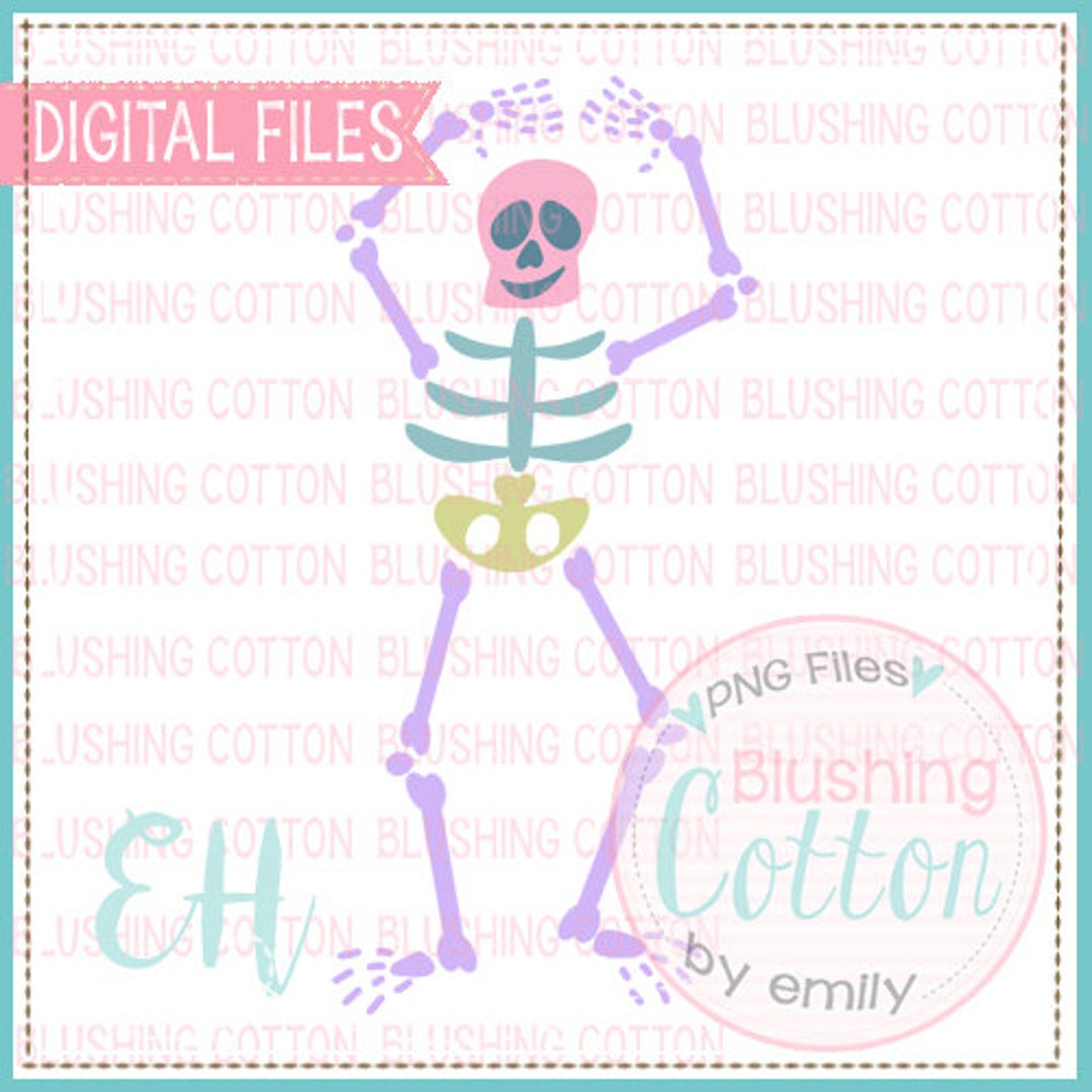 Multi Color Skelly Watercolor PNG Design Digital File BCEH for Printing ...
