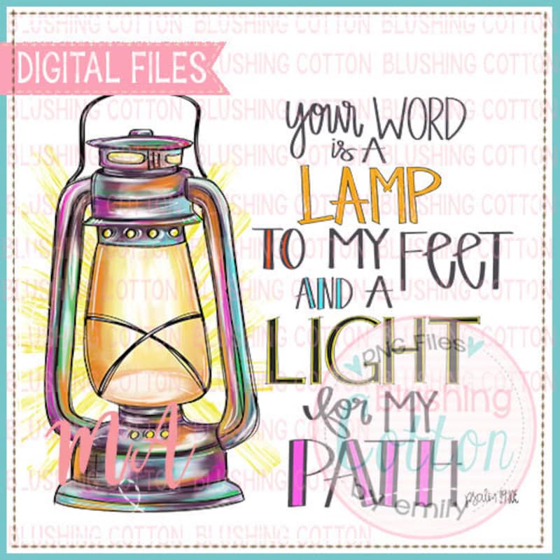 Light Unto My Path - Etsy