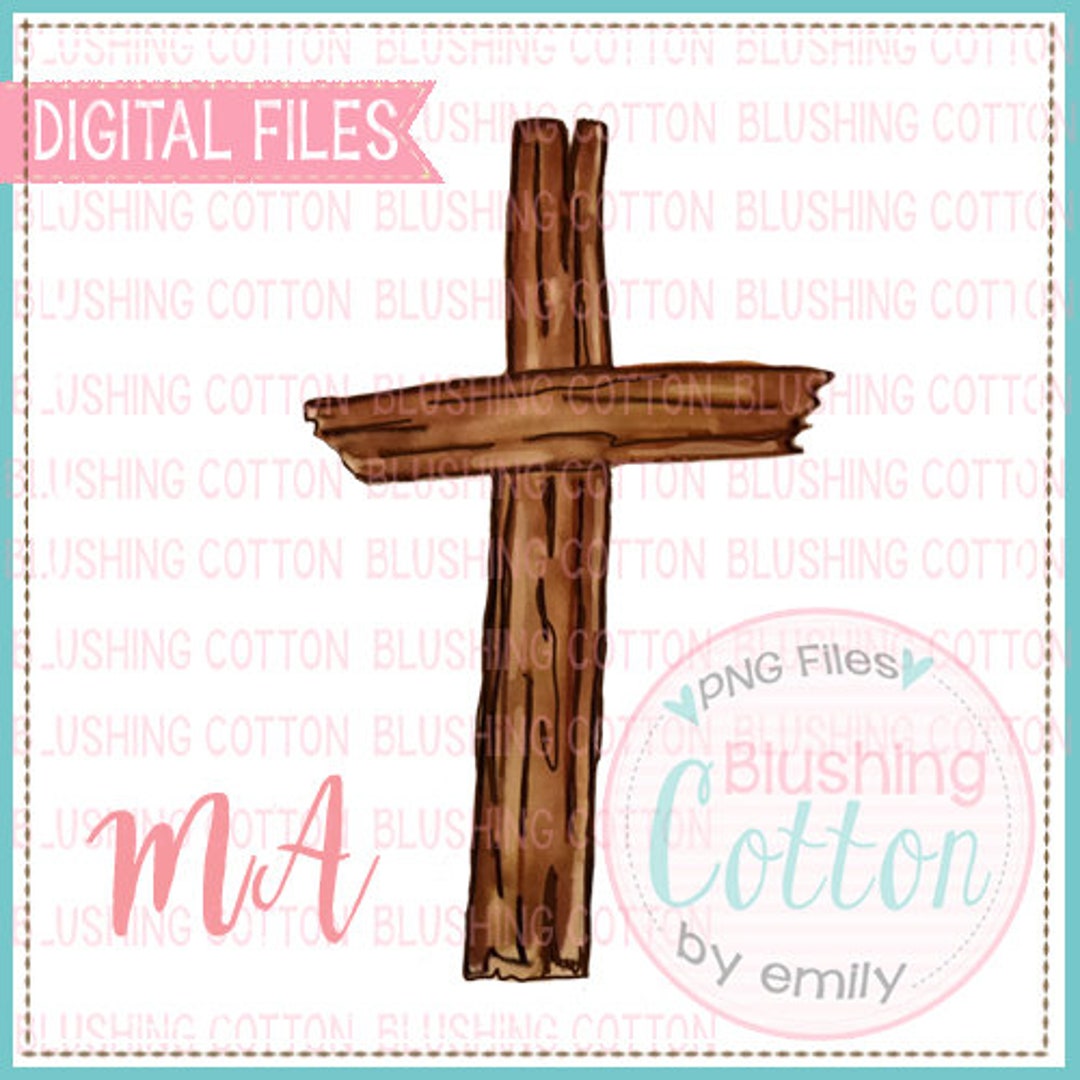 Wood Cross Design PNG Artwork Digital File - for Printing and Other ...