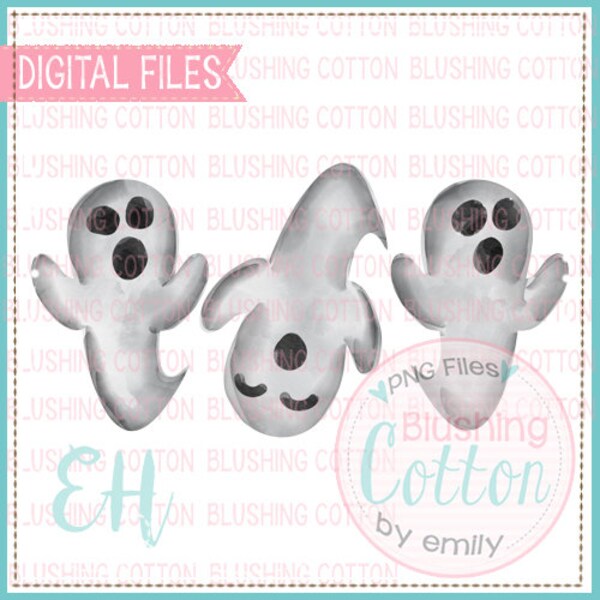 Ghost Trio Png - Etsy