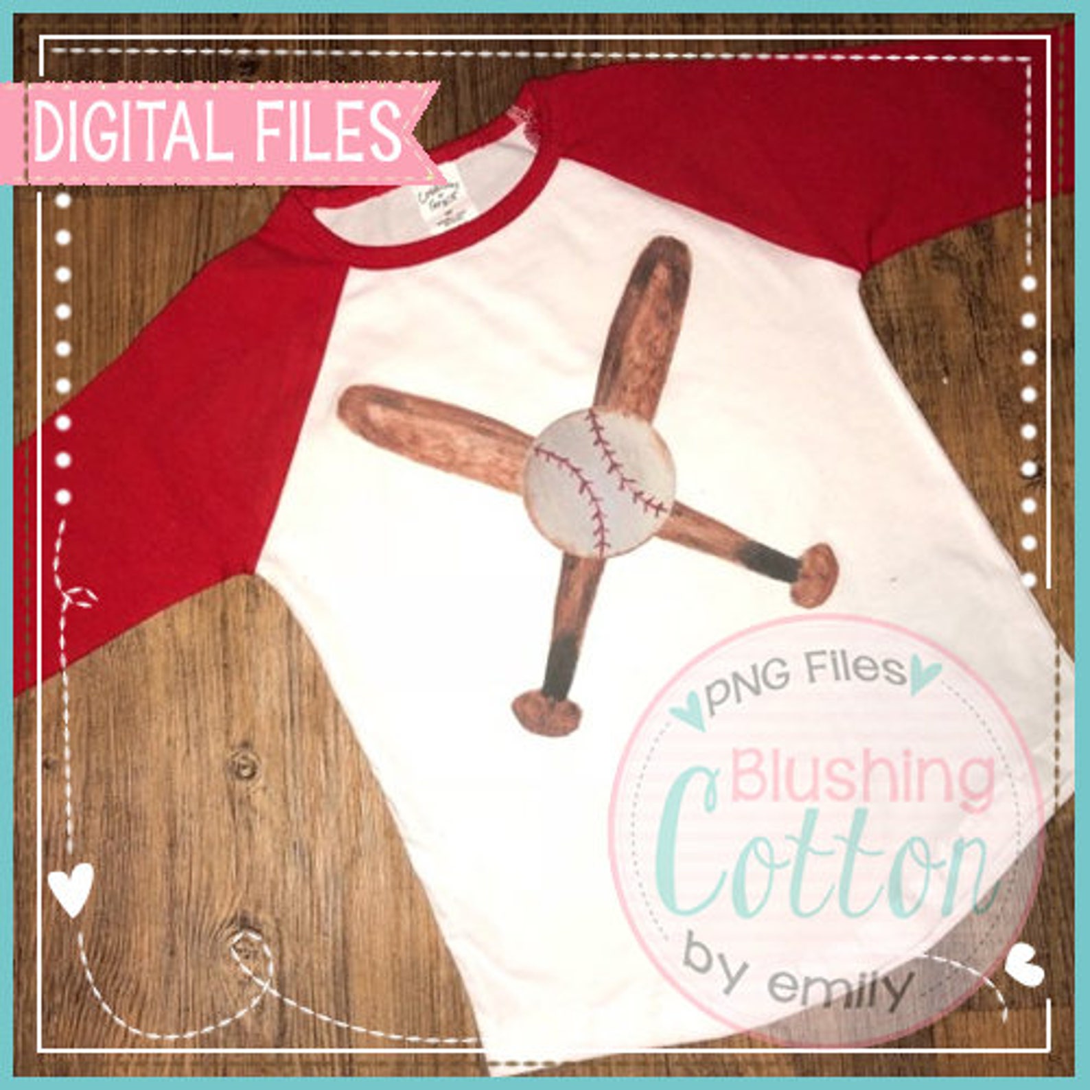 Baseball and Criss Cross Bat Sports Design PNG Watercolor | Etsy