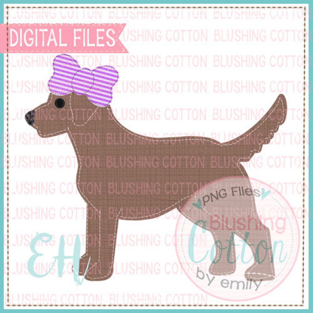 Vintage Chocolate Lab Girl Design PNG for Printing and Other Crafts - Etsy