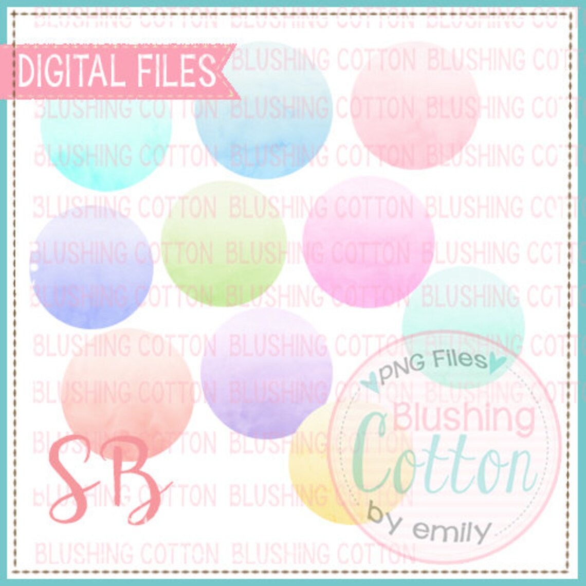 Pastel Circle Ombre Background Set Design Bundle PNG Artwork - Etsy