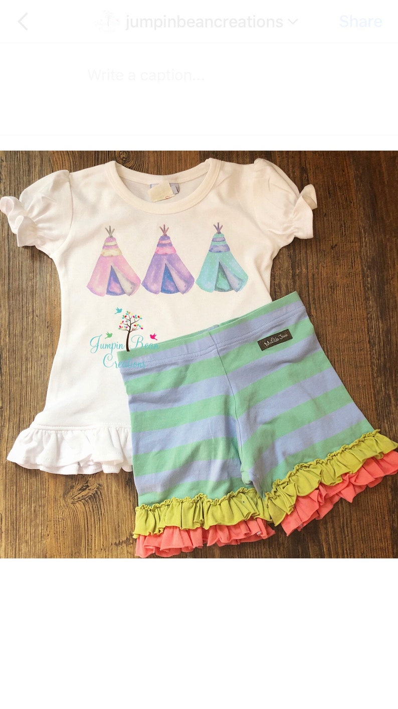 Tee Pee Trio Dots PNG Watercolor Artwork Digital File for - Etsy