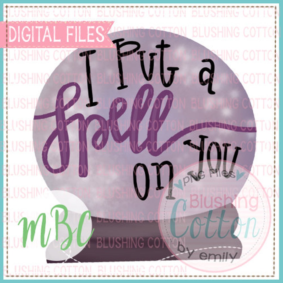 Crystal Ball Spell Watercolor Design PNG Artwork Digital File for ...