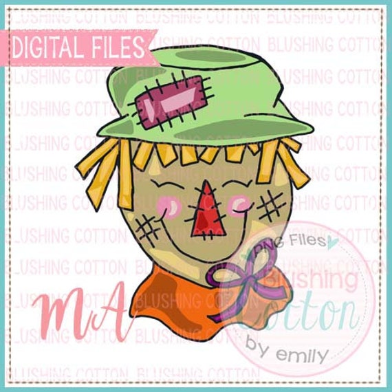 Scarecrow Head Design PNG Artwork Digital File for Printing - Etsy