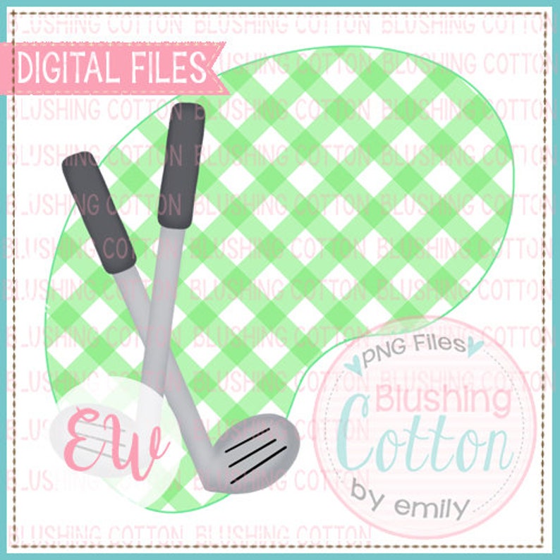 Golf Club Green PNG Watercolor Design Artwork Digital File - Etsy