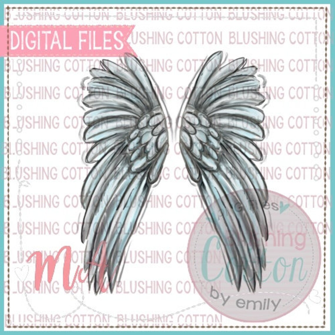 Wings Design PNG Artwork Digital File for Printing and Other - Etsy