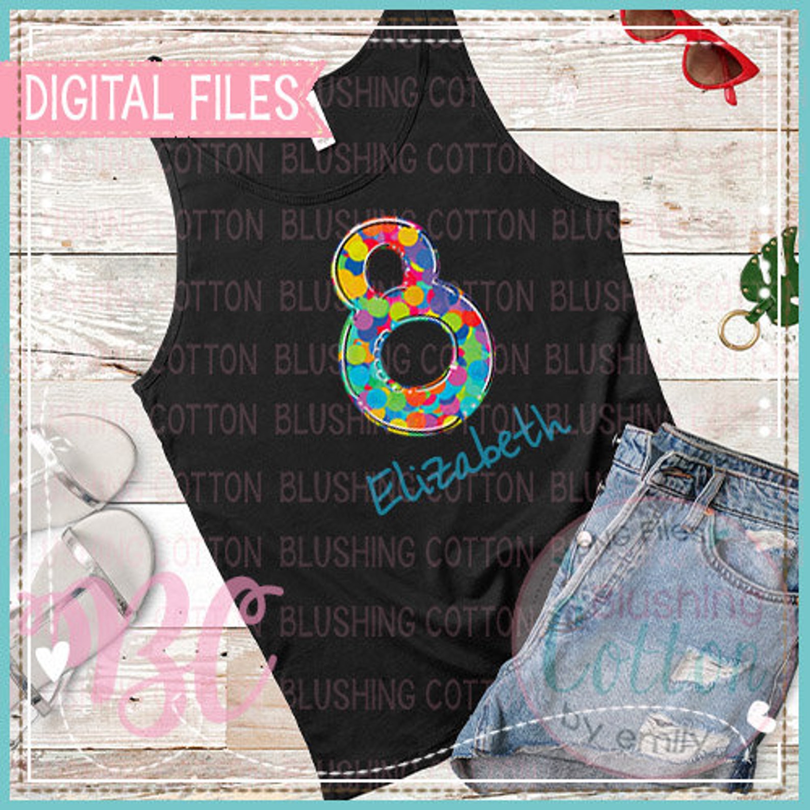 Confetti Dot Alpha and Number Set With Punctuation Marks | Etsy