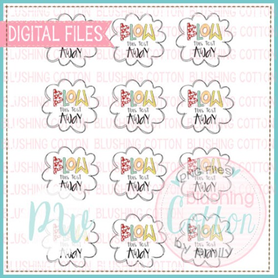 Blow This Test Away PNG Watercolor Artwork Digital File for | Etsy