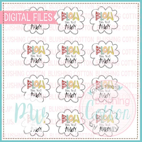 Blow This Test Away PNG Watercolor Artwork Digital File for Printing ...