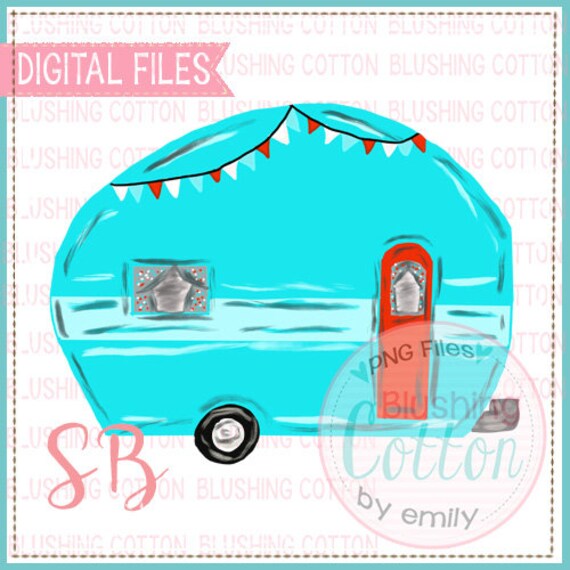 Vintage Camper Design PNG Artwork Digital File for printing | Etsy