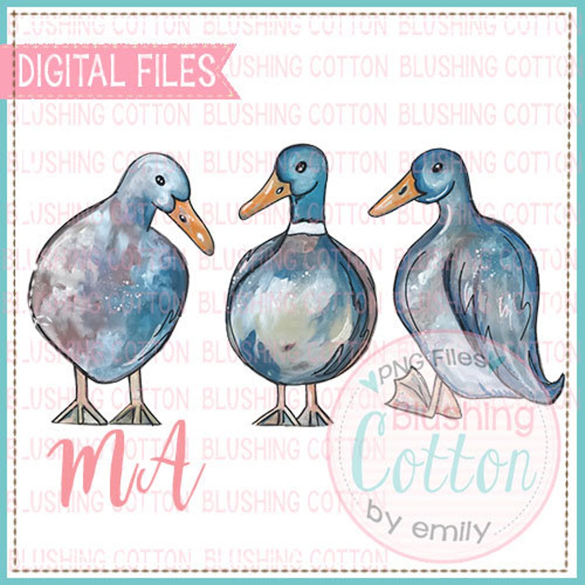 Duck Trio Design PNG Artwork Digital File for Printing and - Etsy
