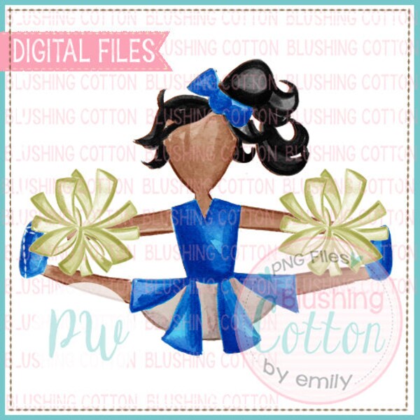 African American Cheerleader Png - Etsy