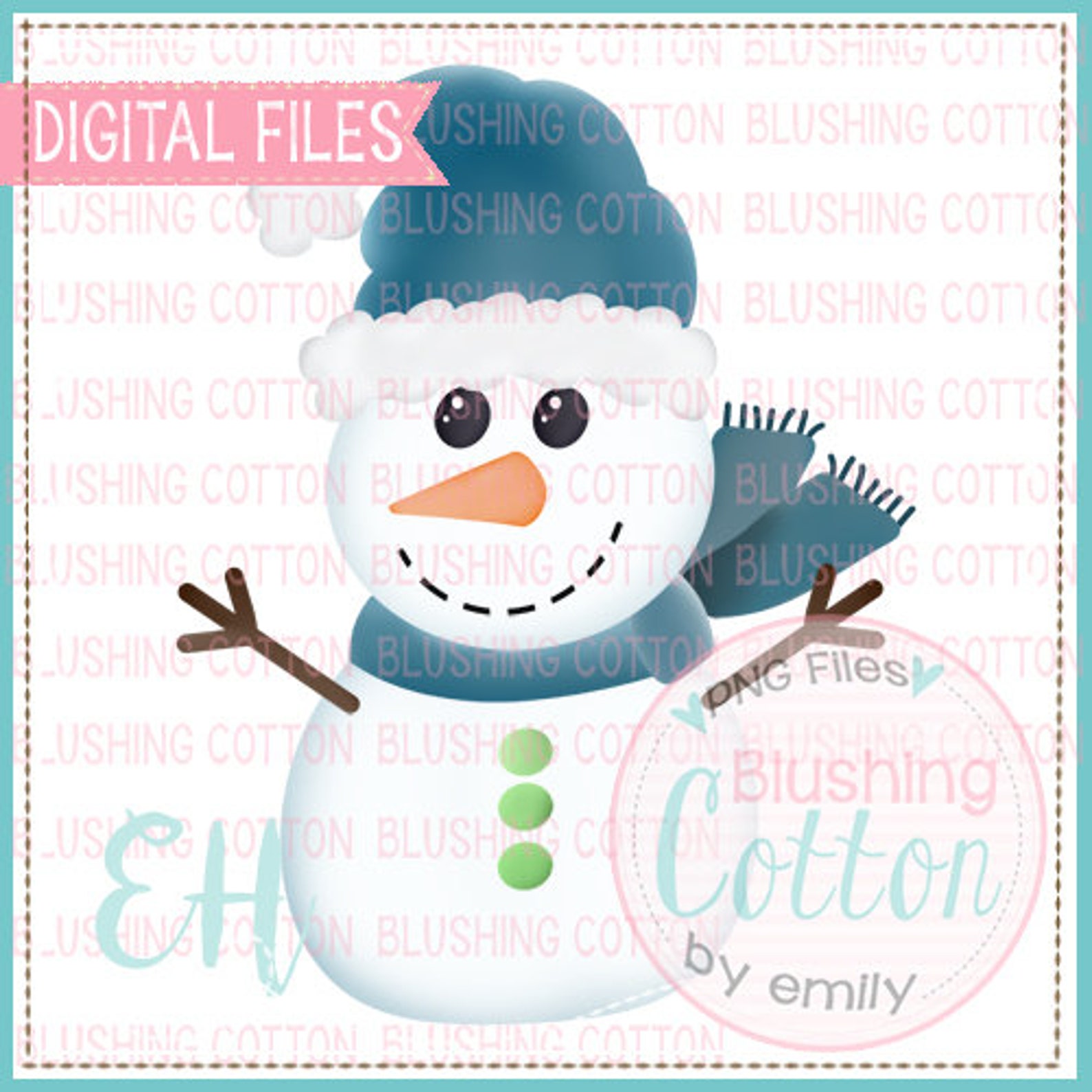Winter Snowman Design PNG Artwork Digital File for Printing | Etsy