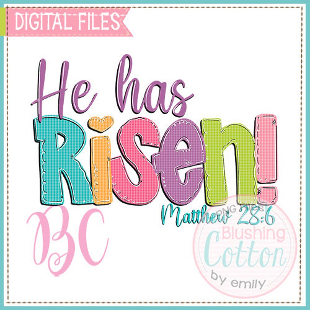He is Risen PNG Artwork Digital File - for Printing and Other Crafts - Etsy
