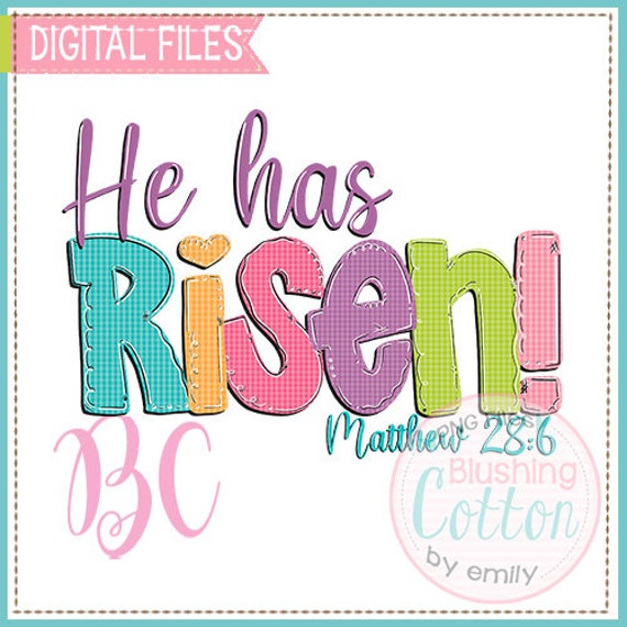 He is Risen PNG Artwork Digital File for Printing and Other - Etsy