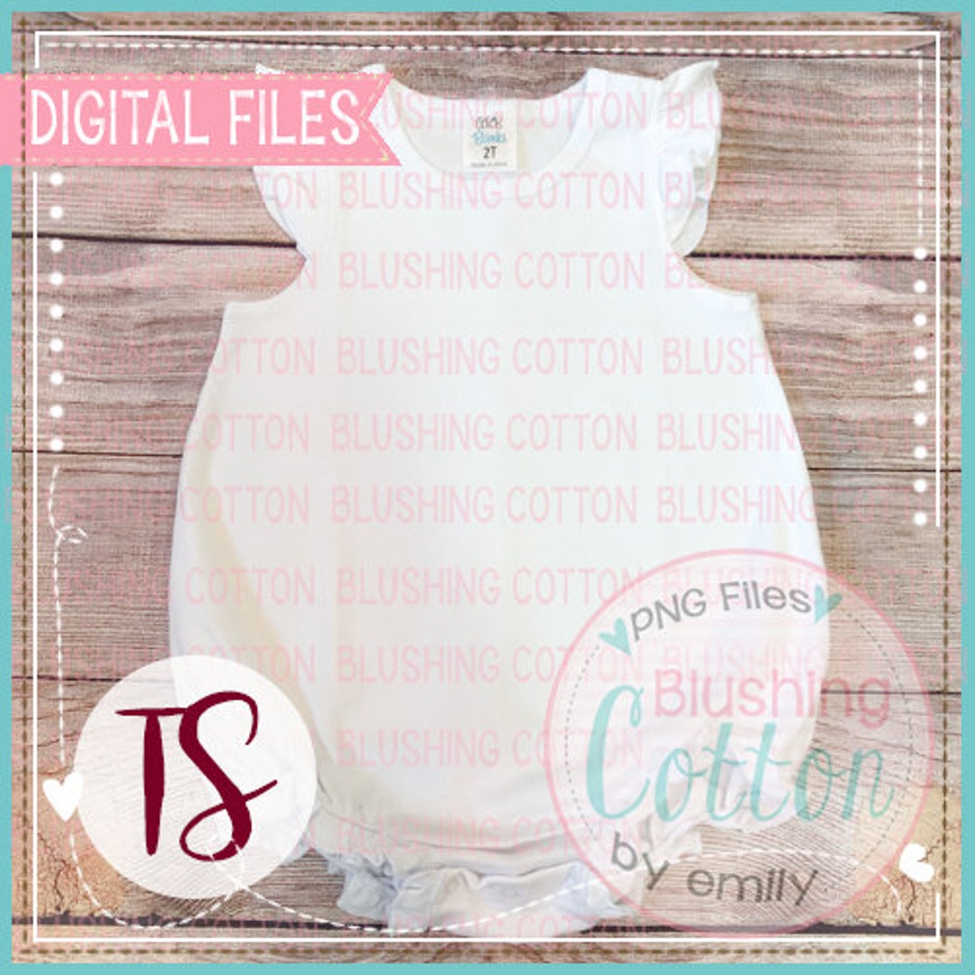 Digital File Only ARB White Ruffle Cap Sleeve Bubble Mockup/ Layout for ...