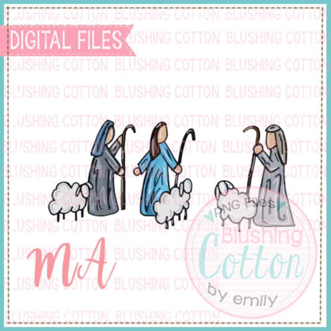 3 Shepherds Design PNG Artwork Digital File for Printing and Other ...