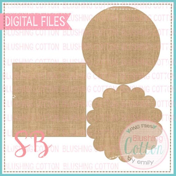 Burlap Background Set Design PNG Artwork Digital File for | Etsy