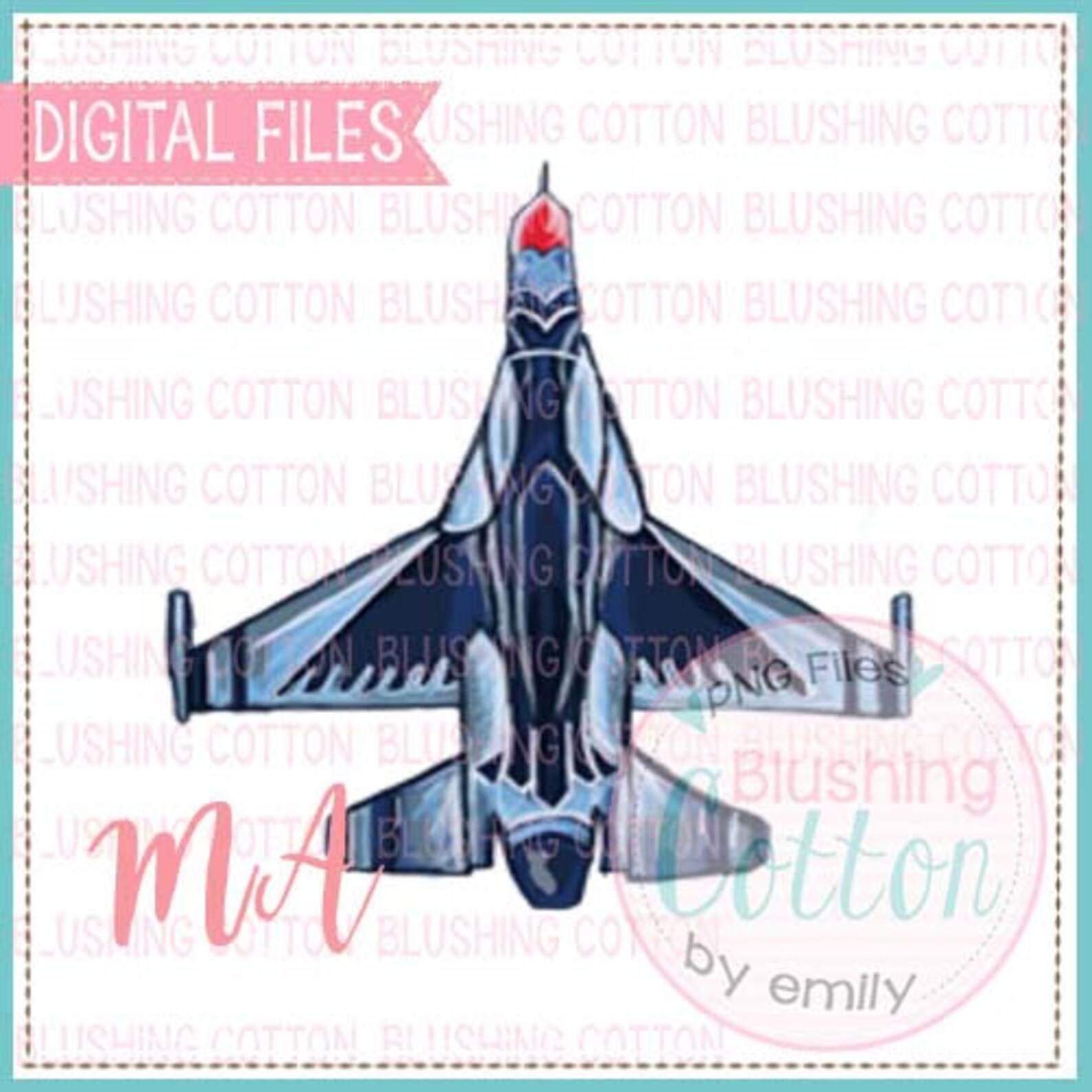 Fighter Jet Airforce Aviation Trio Watercolor PNG Artwork | Etsy