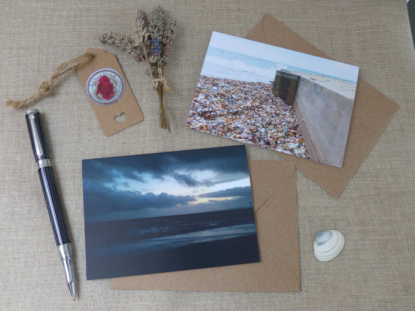 6 Coastal Themed Photographic Cards for the Price of 5. Beach, Sea ...