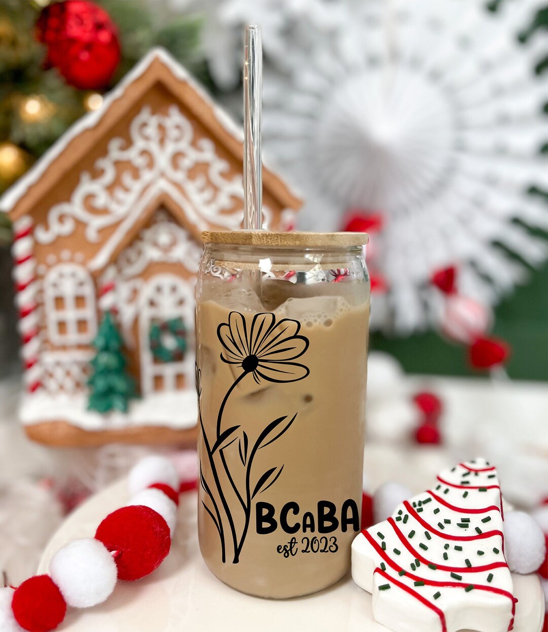 Personalized Bcaba Coffee Cup With Year, Personalized Bcaba Flower ...