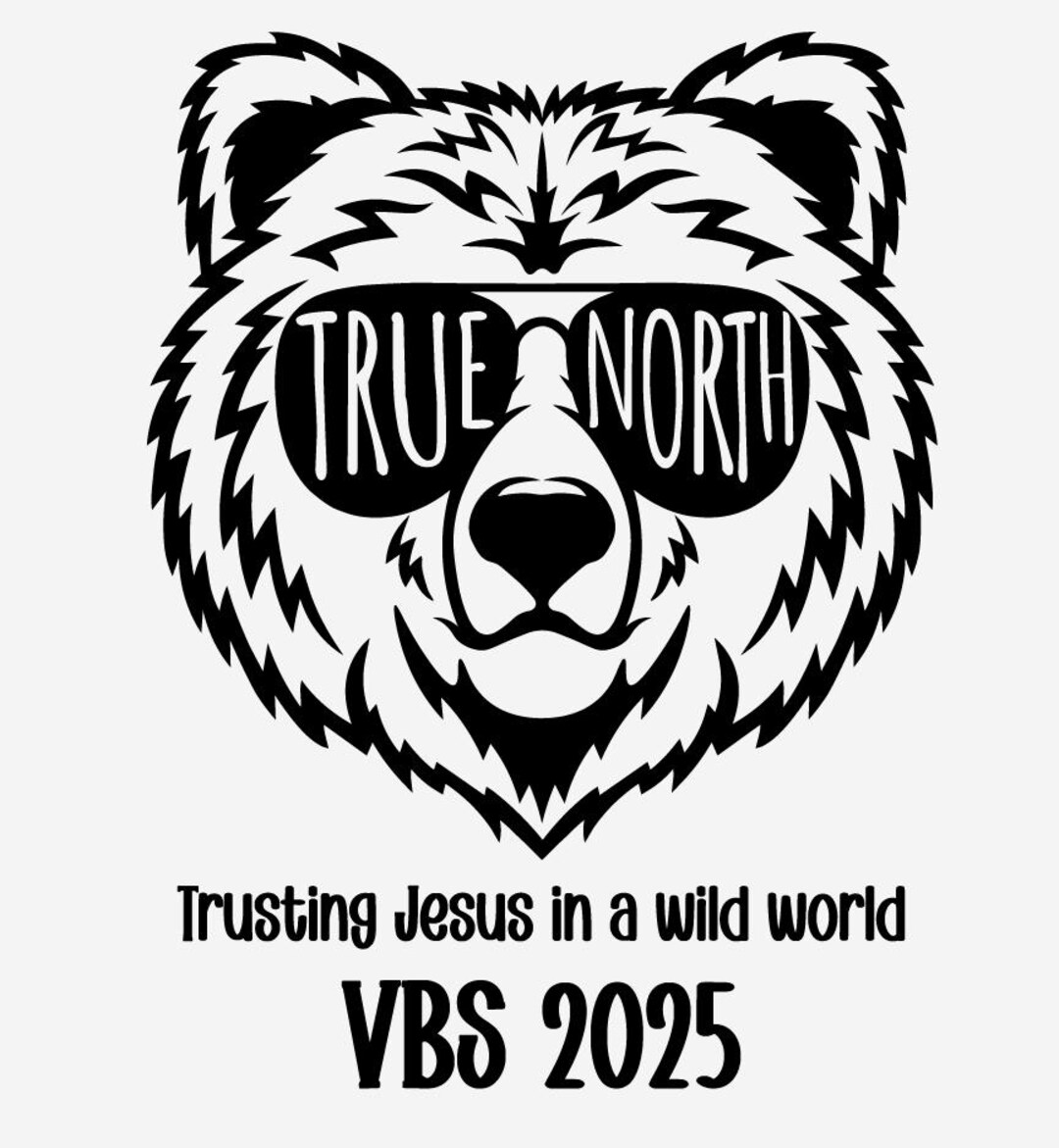 True North VBS Bear Face Digital File - Etsy
