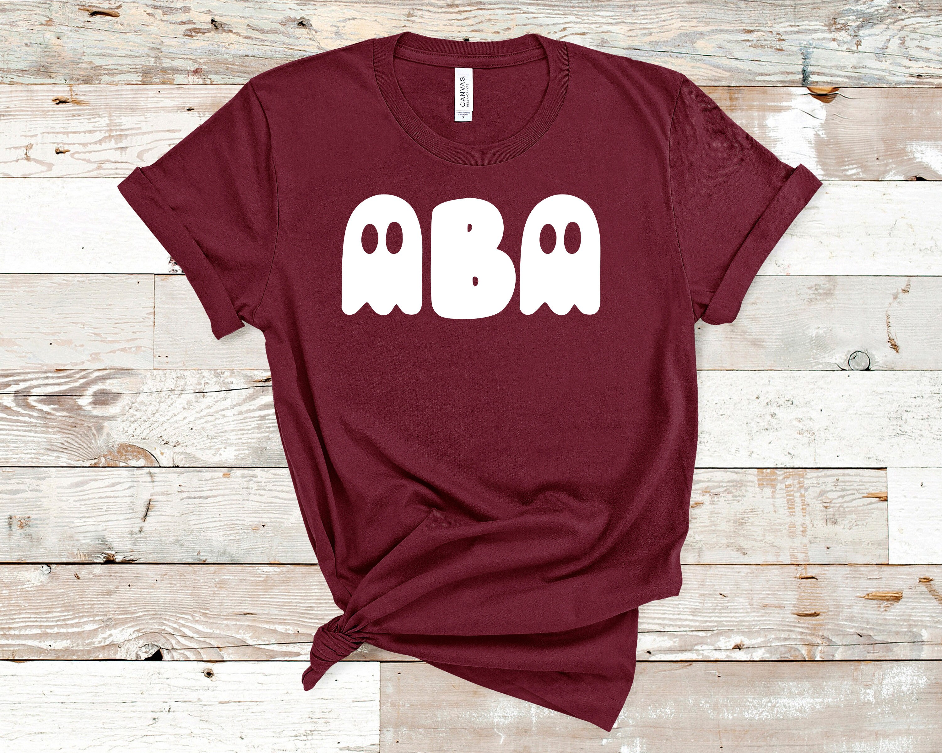 ABA Ghost Halloween Shirt / ABA Halloween Shirt / ABA - Etsy