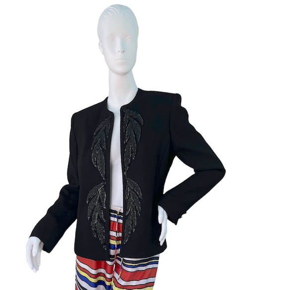 Adolph Schuman for Lilli Ann 1940's-1950's Black Wool… - Gem